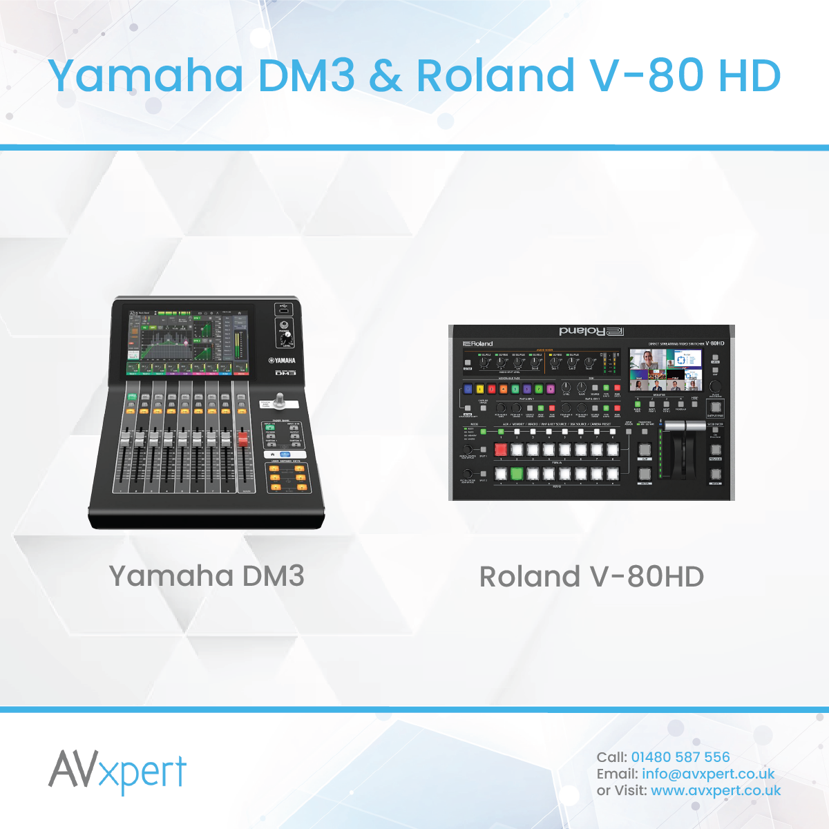 Product Highlight Series: Yamaha DM3 & Roland V-80HD | AV Xpert