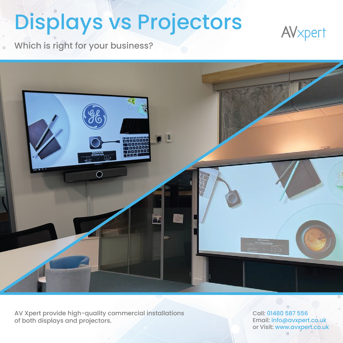 Displays vs Projectors: Choose the Right Solution | AV Xpert